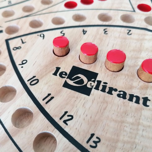 Jeu de TOCK Réversible 4 et 6 joueurs en Bois d' Hévéa - LEDELIRANT