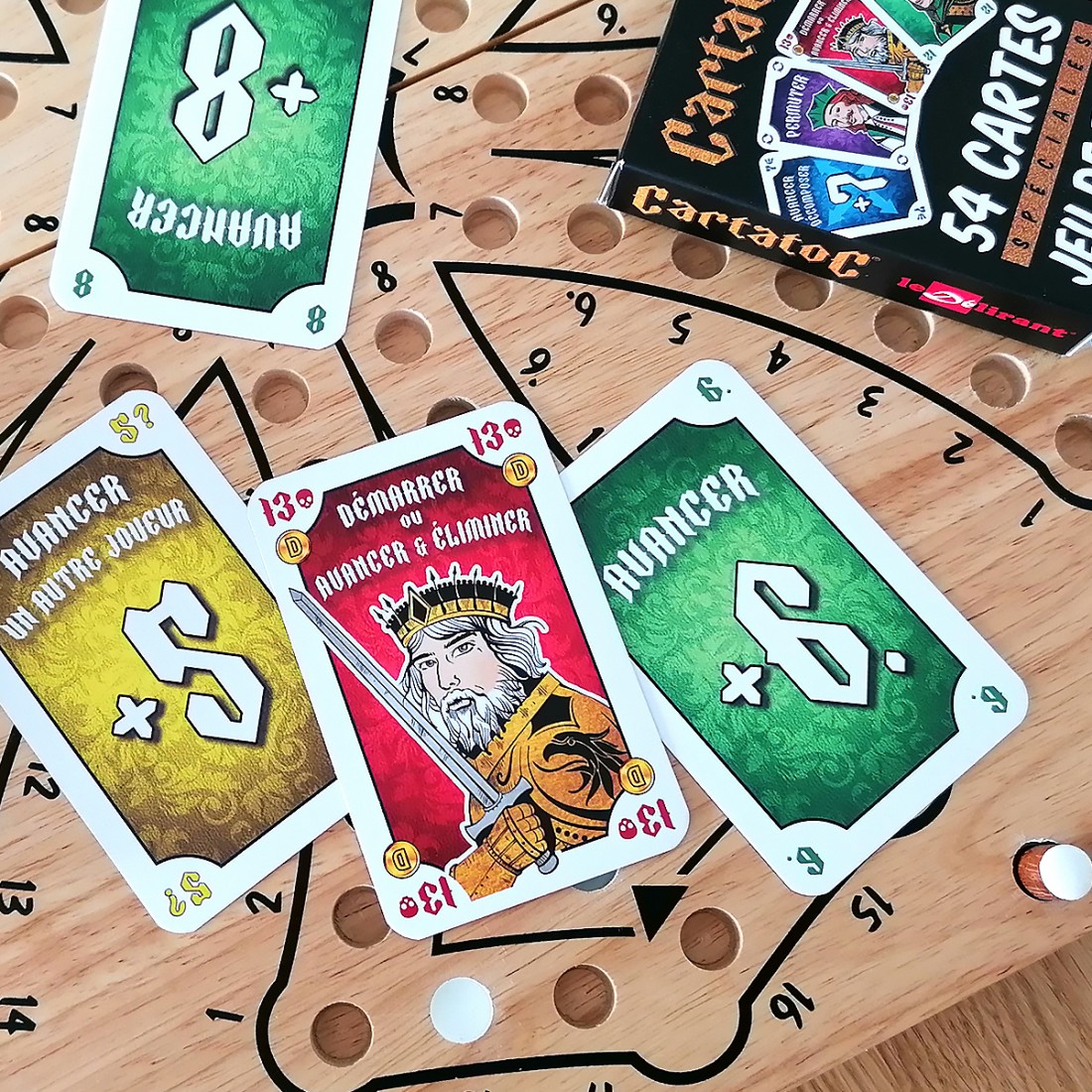 Cartes spéciales jeu de TOCK - 54 cartes - CARTATOC - LEDELIRANT